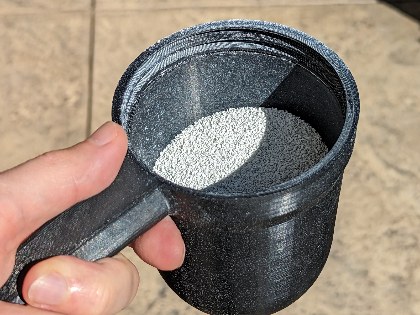 Scoop for dispensing granulated pool chemicals by Alex P. | Download ...