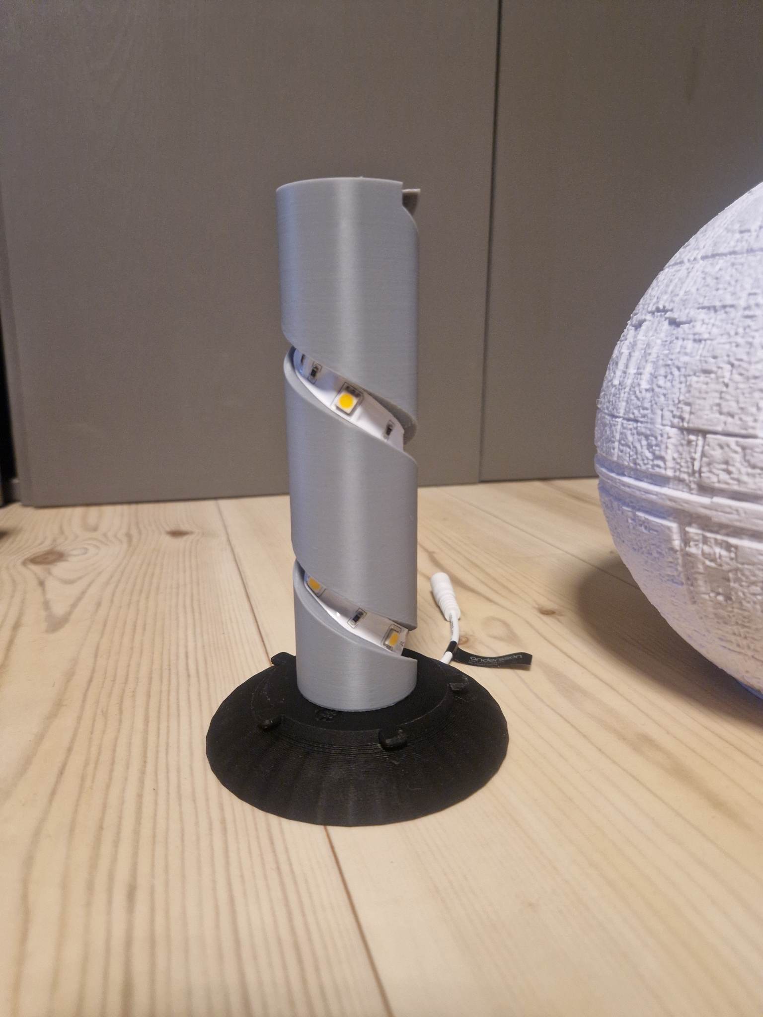 Led Lightstrip Mount for Lithophane Moon Lamp by Oskar Hedblad ...