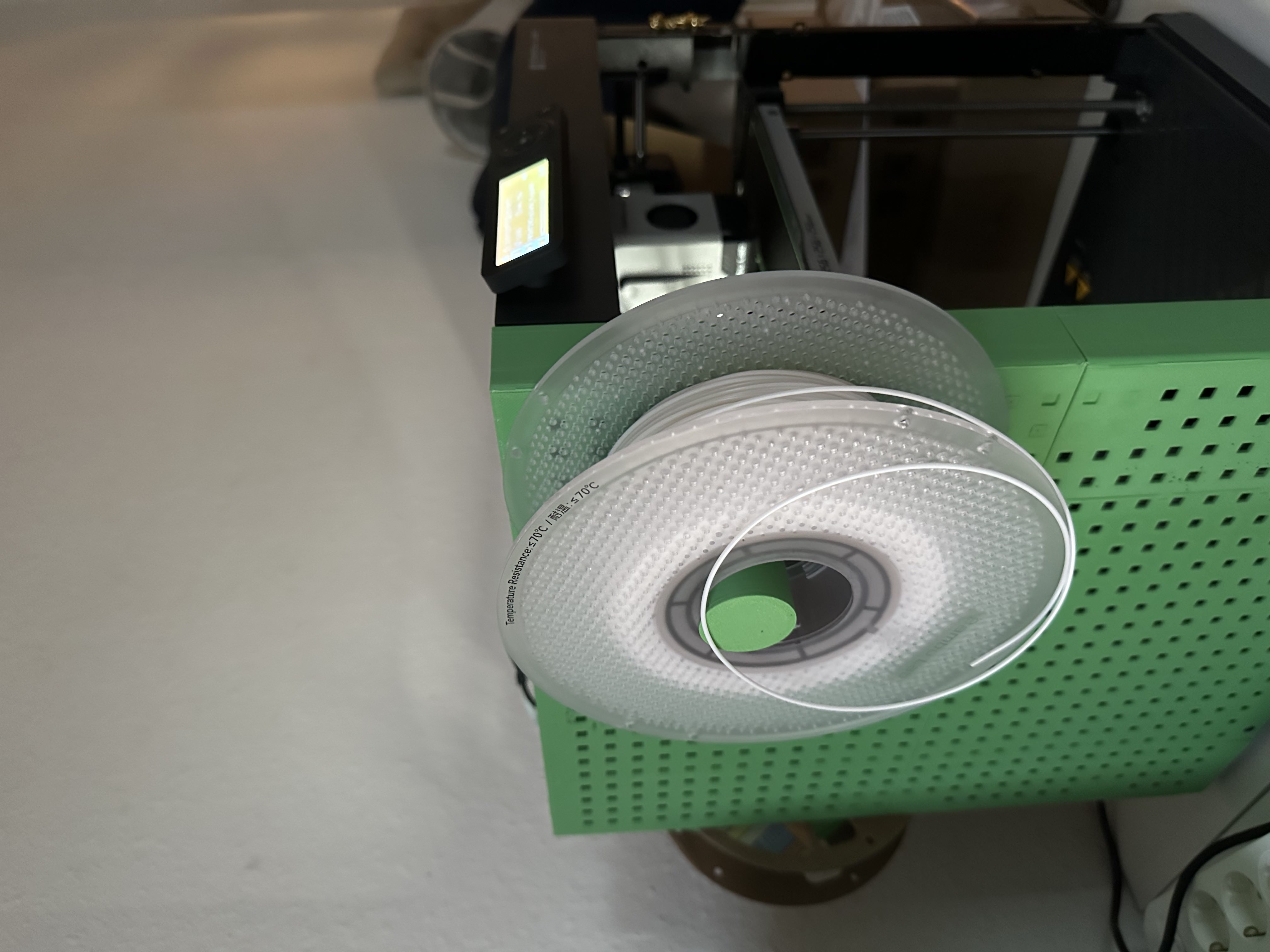 P1P Bambu Pegboard Filament Holder by YSL3D | Download free STL model ...