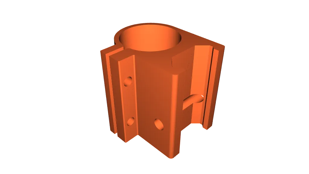Rail Flashlight by mobydick | Download free STL model | Printables.com