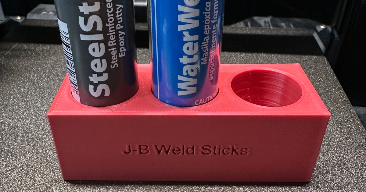JB Weld Stick Organizer by Jeremy Scharping | Download free STL model ...