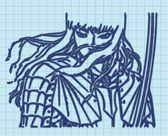 GRIFFITH - BERSERK - WALL ART - 2 VERSIONS by Ogama Industries ...