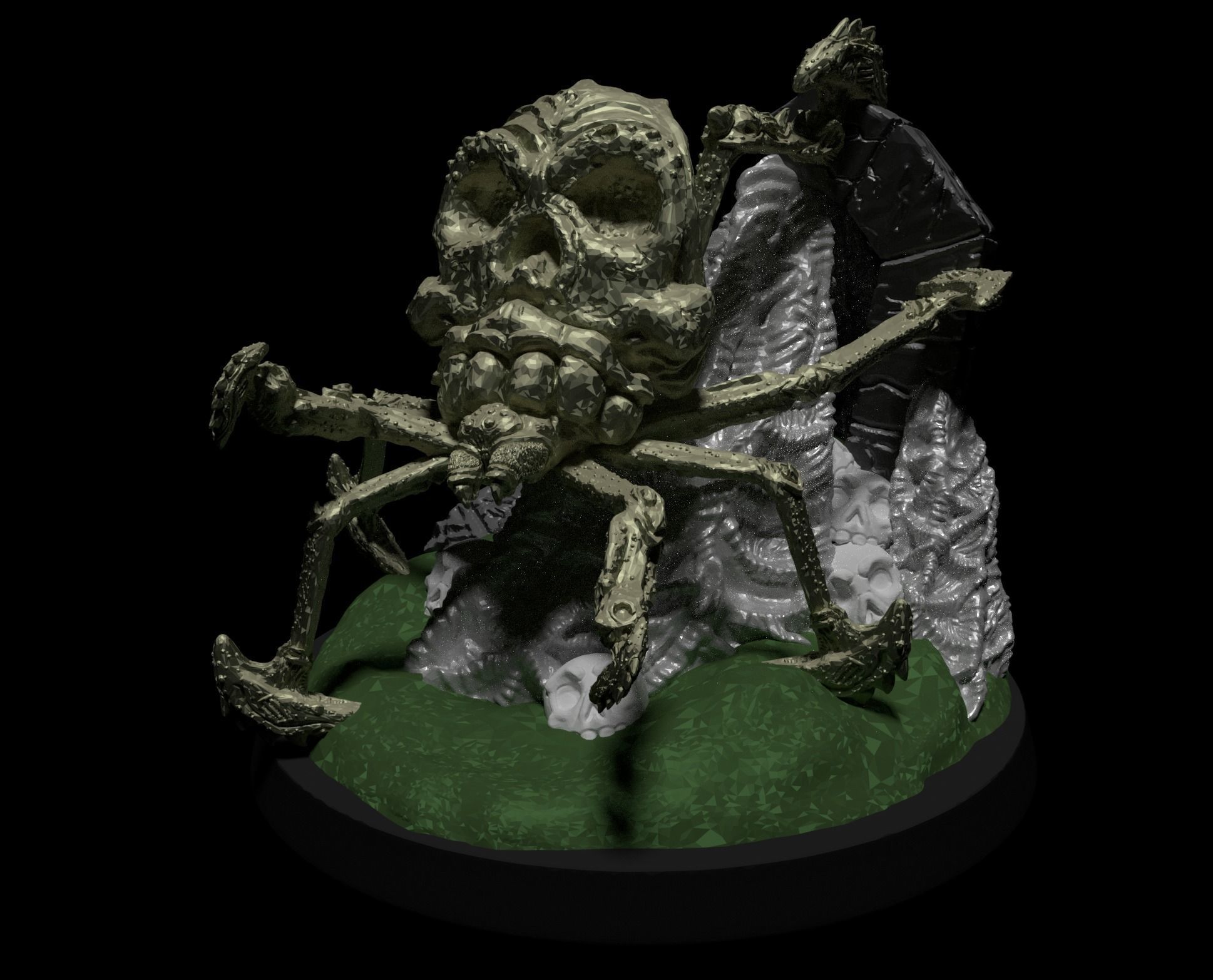 SKULL SPIDER 28MM SCALE FOR TABLETOP ADVENTURES von Mehdals ...