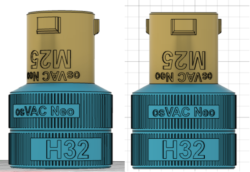 osVAC neo M25H32-withSlipring + step + Fusion 360 by TOKENIZER ...