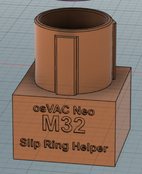 osVAC neo Slip Ring Helper + step + Fusion 360 by TOKENIZER | Download ...