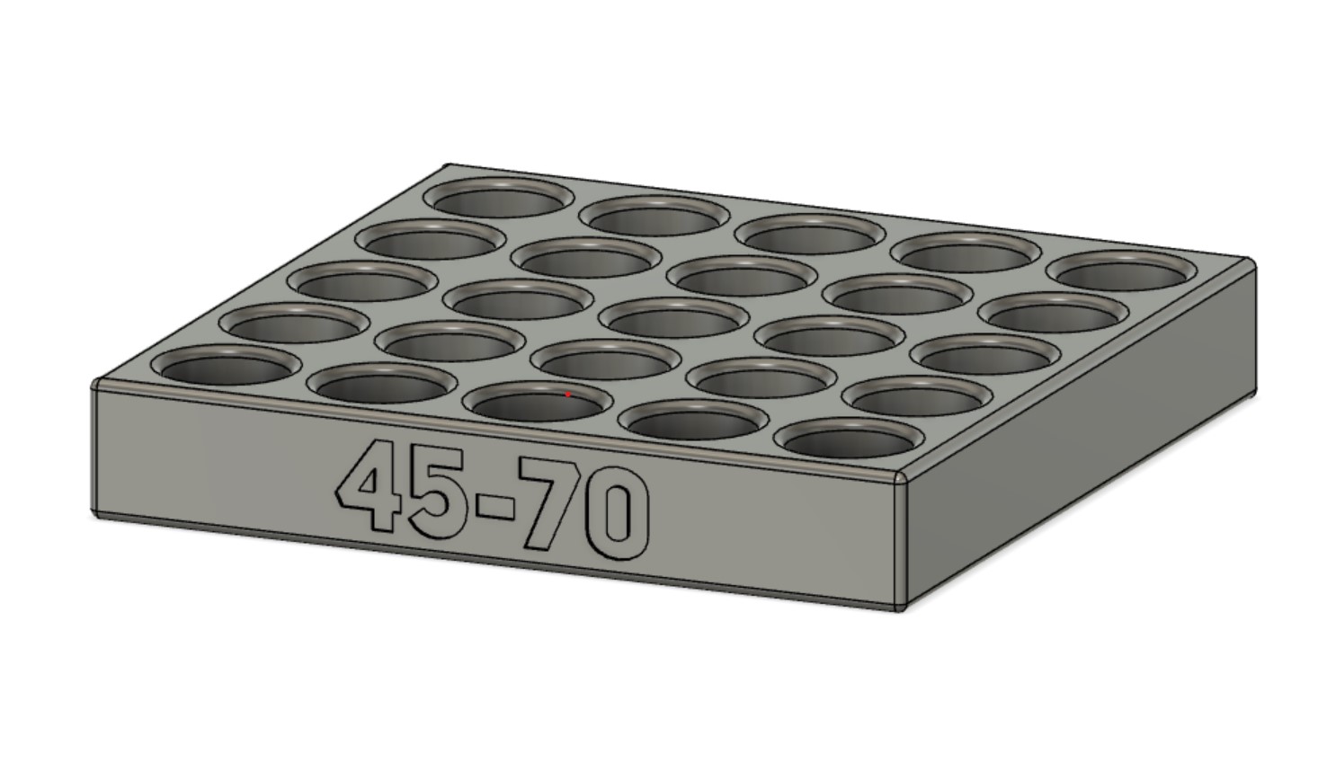 Reloading tray for 45-70 by Greg K | Download free STL model ...