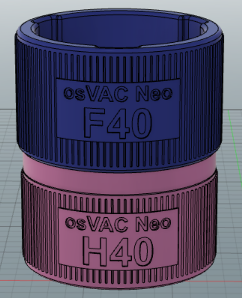 osVAC neo F40H40-withSlipring + step + Fusion 360 by TOKENIZER ...