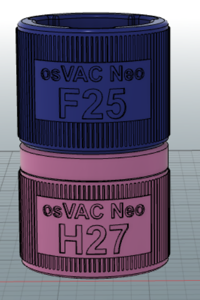 osVAC neo F25H27-withSlipring + step + Fusion 360 by TOKENIZER ...