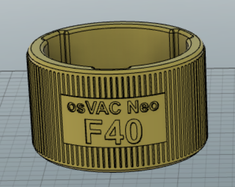 osVAC neo F40 + step + Fusion 360 by TOKENIZER | Download free STL ...