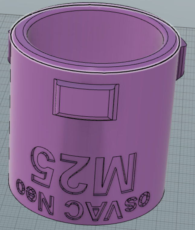 osVAC neo M25 + step + Fusion 360 by TOKENIZER | Download free STL ...
