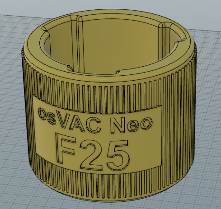osVAC neo F25 + step + Fusion 360 by TOKENIZER | Download free STL ...