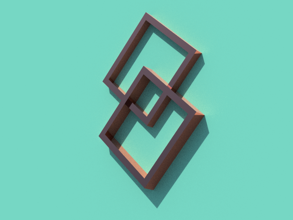 Square Necklace/Charm by BSolo09 | Download free STL model | Printables.com