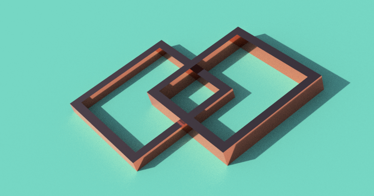 Square Necklace/Charm by BSolo09 | Download free STL model | Printables.com