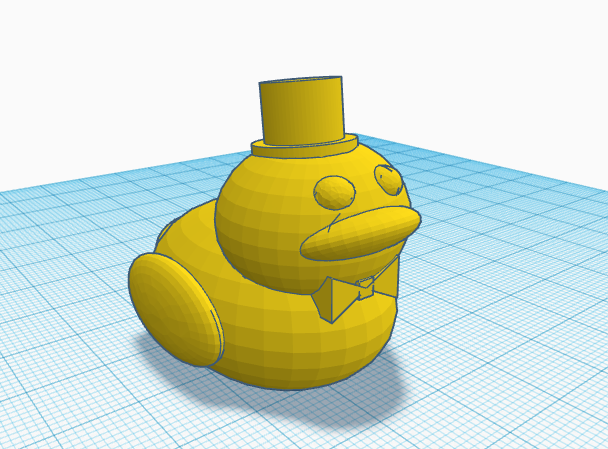 Dapper duck by Tophat frog | Download free STL model | Printables.com