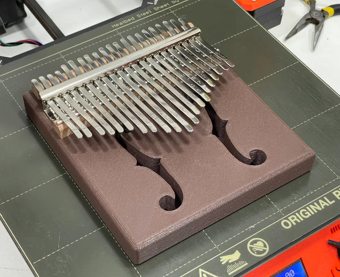 3D printed Kalimba by Fheder | Download free STL model | Printables.com