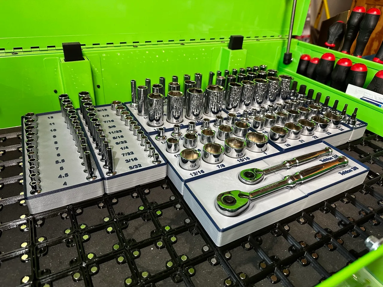 Gridfinity Organizers for Tekton Socket Sets by slippinjimmy | Download free STL model ...