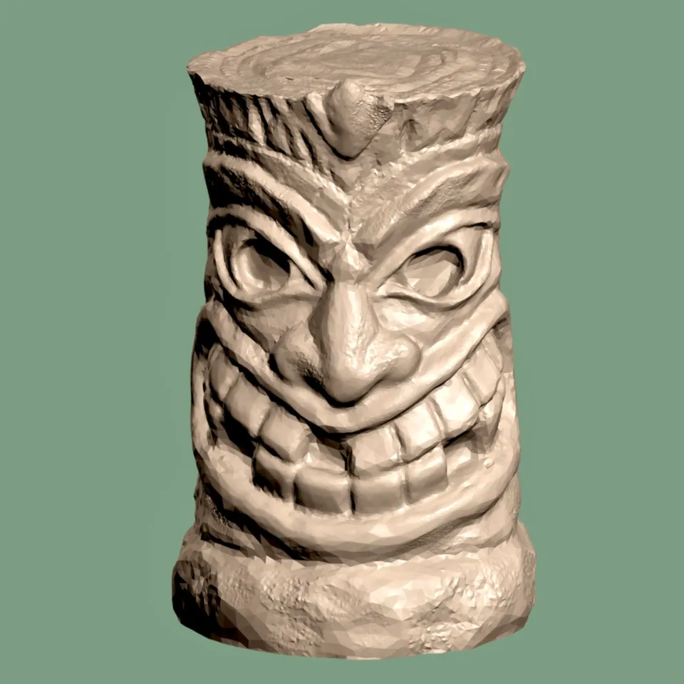 Tiki Stump by Michael | Download free STL model | Printables.com