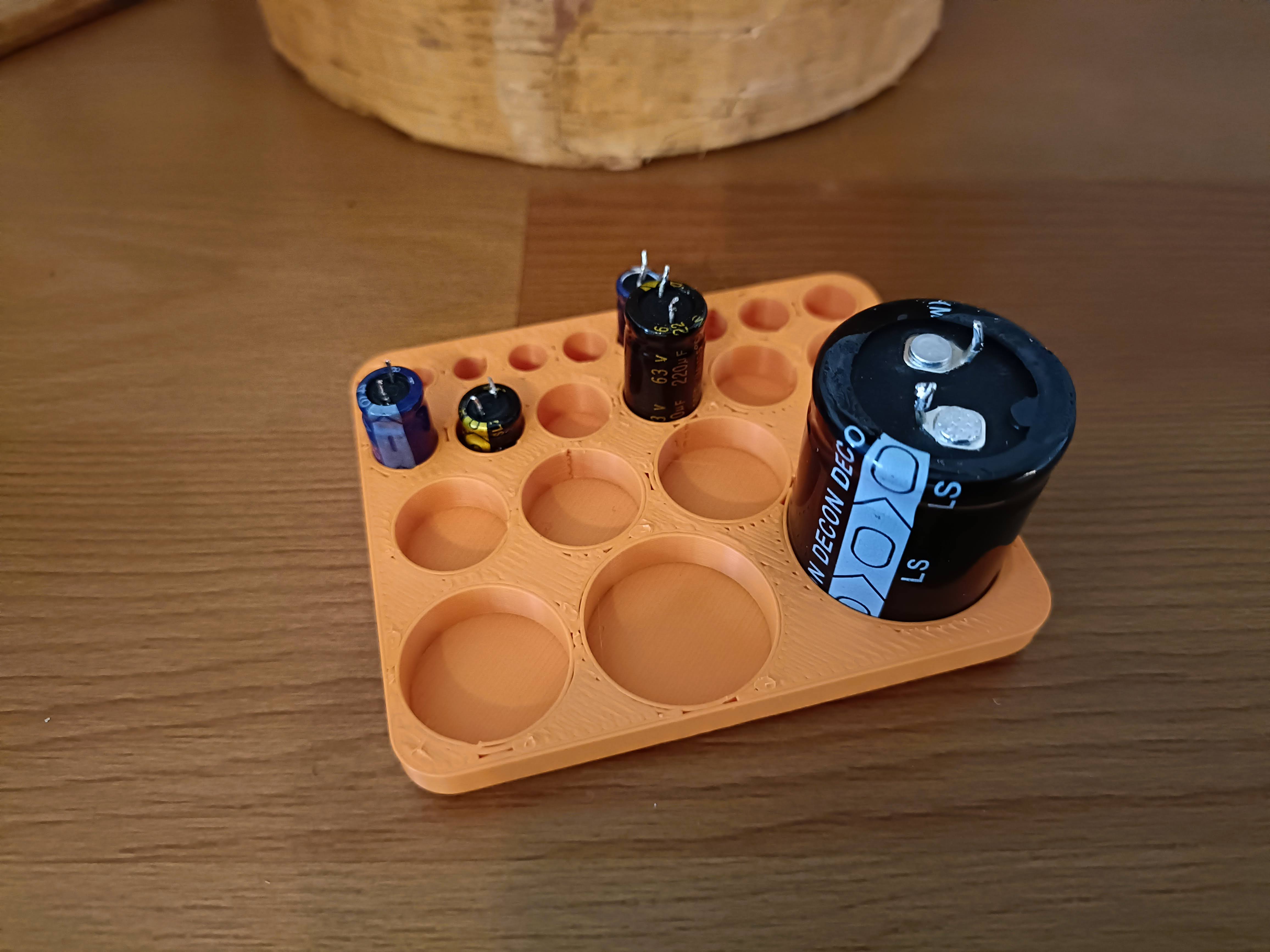 Capacitor soldering jig / test stand by Tuomas | Download free STL ...