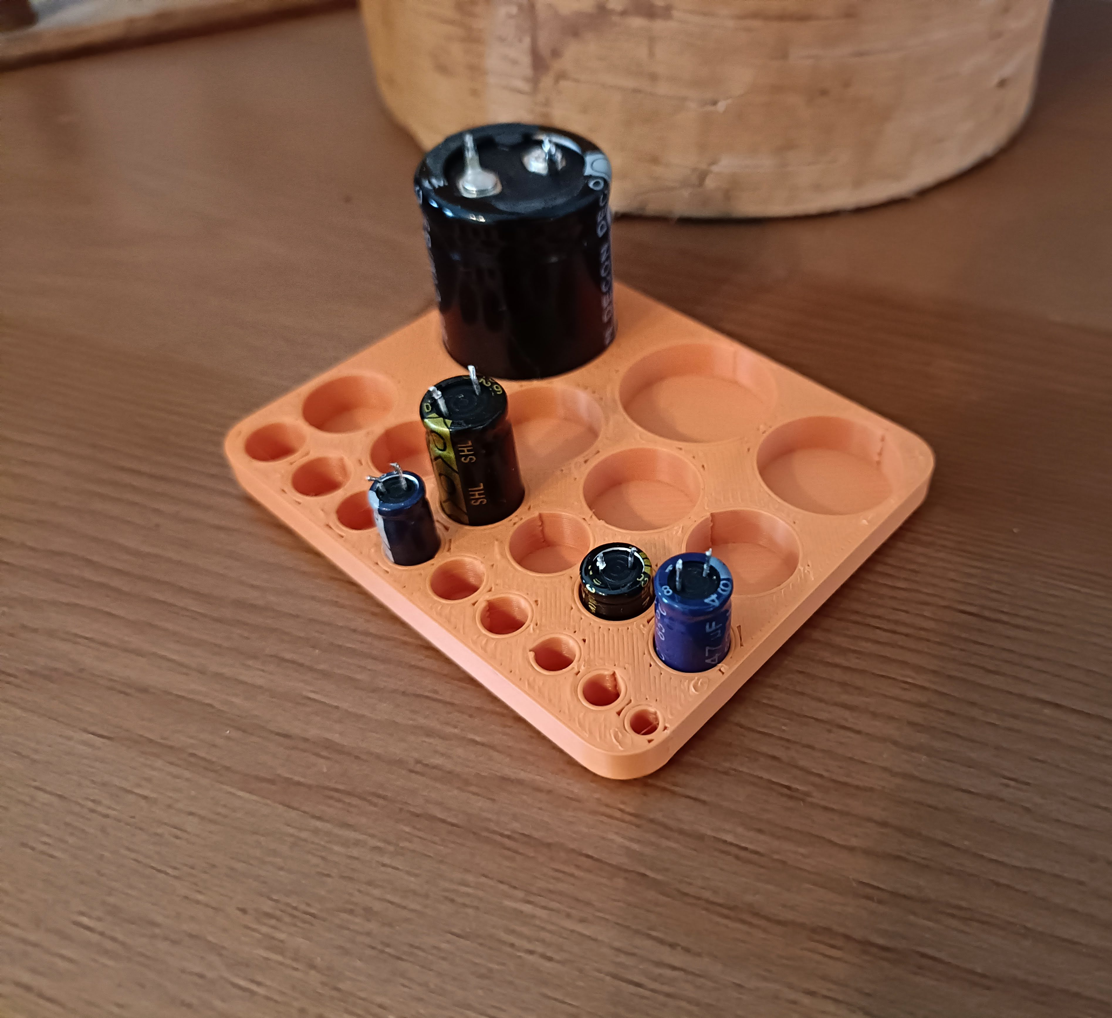 Capacitor soldering jig / test stand by Tuomas | Download free STL ...