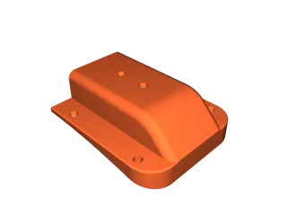 50A Anderson plug Curved mount cover by Kern_Knight | Download free STL ...