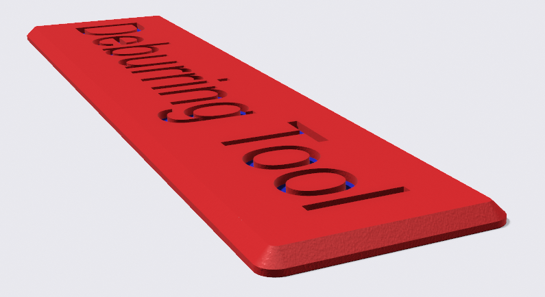 Deburring Tool Sign by mobydick | Download free STL model | Printables.com