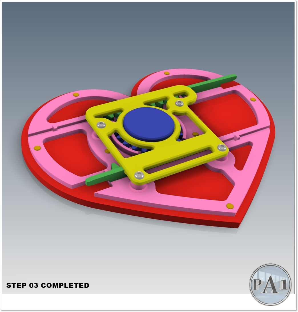 LOCKABLE HEART SHAPED BOX by PA1_MAKER | Download free STL model ...
