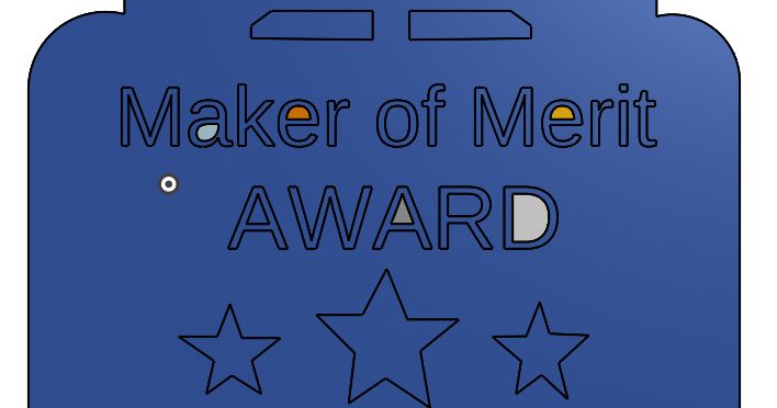 Maker of Merit Award by Noah Works | Download free STL model ...