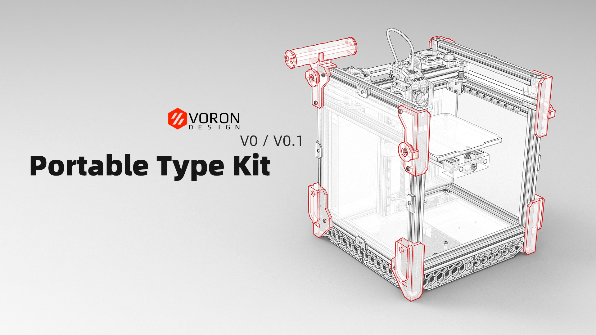 Voron V0/0.1 Portable Type Kit by wuguigui | Download free STL model | Printables.com