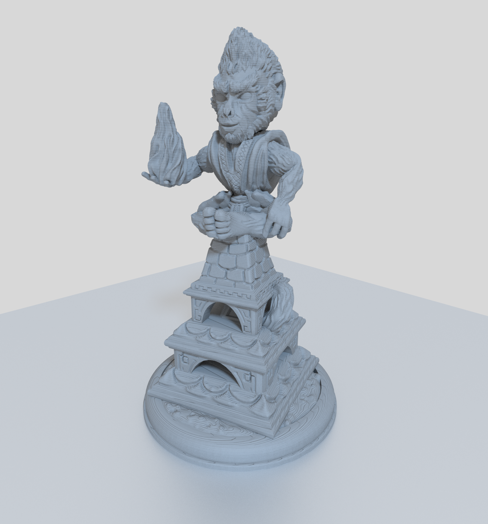 Monkey Monk 28mm by Mehdals | Download free STL model | Printables.com