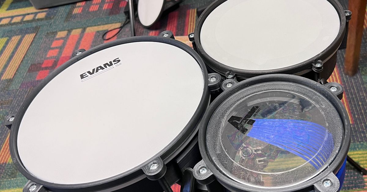 6in, 8in, and 10in Tunable Drums with accesssories by Bill Richards ...