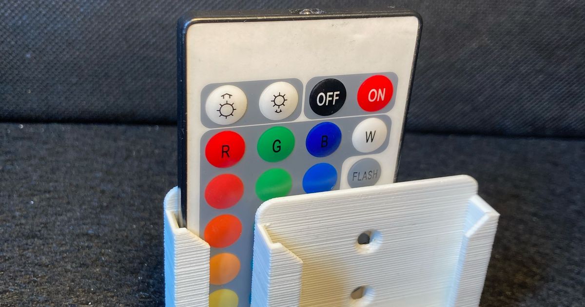 Remote control wall mount by Sam kruse | Download free STL model ...