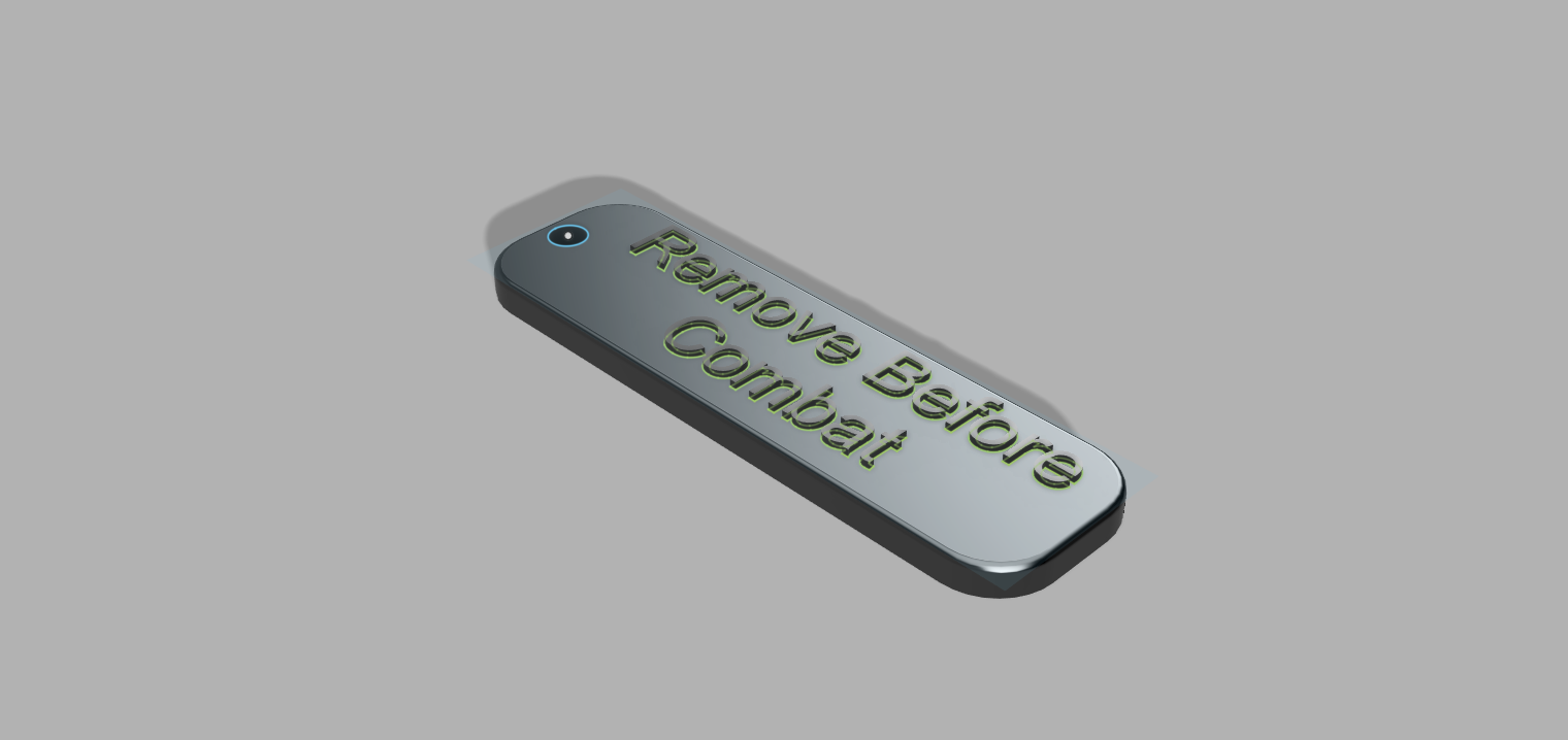 Safety tag for weapons in robot combat by Matt | Download free STL ...