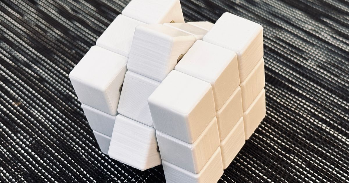 MAGNETS ONLY 3х3 RUBIKS CUBE von Cubastic | Kostenloses STL-Modell ...