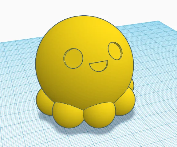 Happy Octopus Friend by williamdecker88 | Download free STL model ...