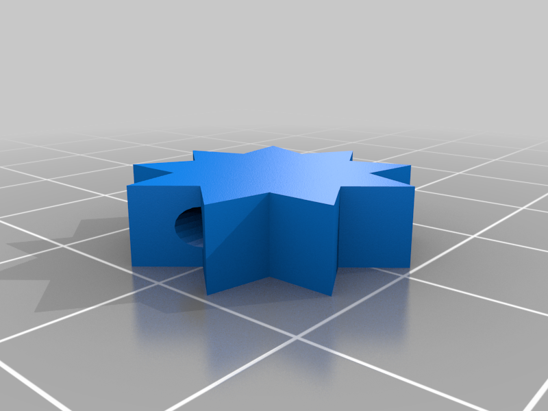 Nine Pointed Star Baha'i Bead - 19mm by Alan Underwood | Download free ...