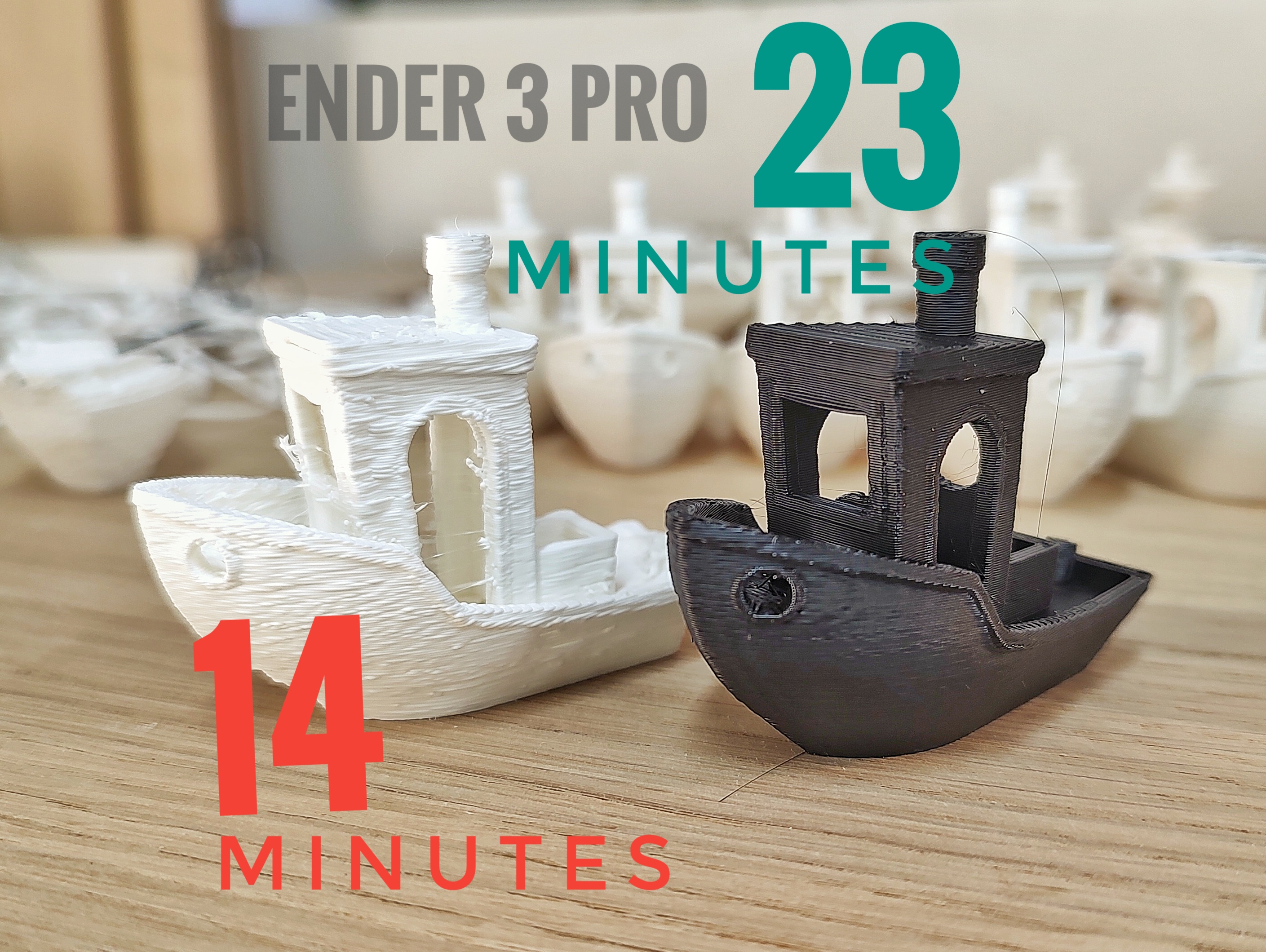 Ender 3 pro - 14 minute benchy by RH3D | Download free STL model ...