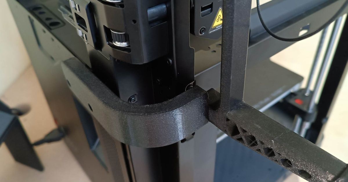 Bambu - Side Filament Arm for M4 w/o threaded insert (bracket only ...