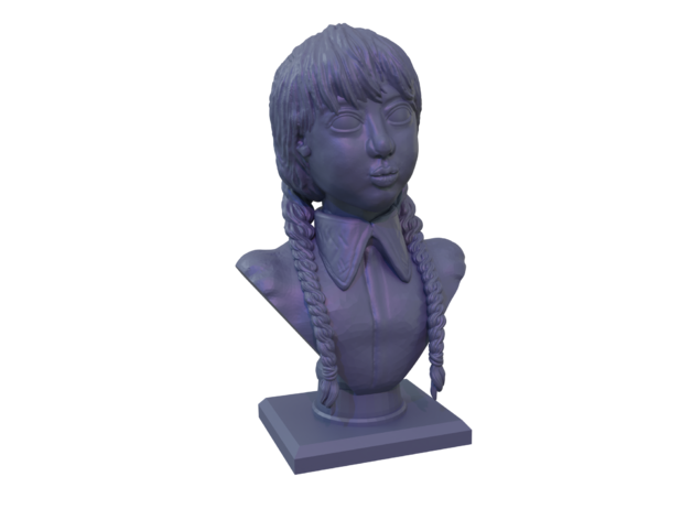 Wednesday Addams Bust by Mehdals | Download free STL model | Printables.com