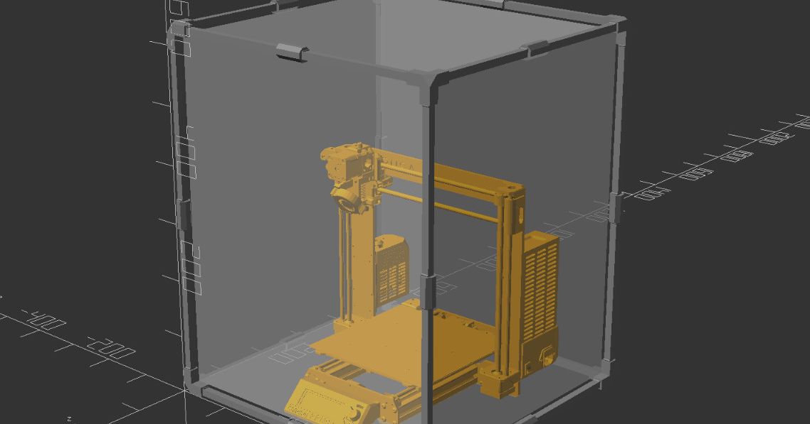 Parametric Enclosure Frame by Steve DeGroof | Download free STL model ...