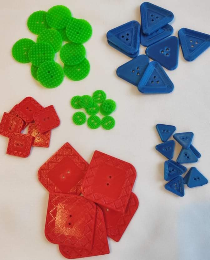 Decorative buttons by Peter | Download free STL model | Printables.com
