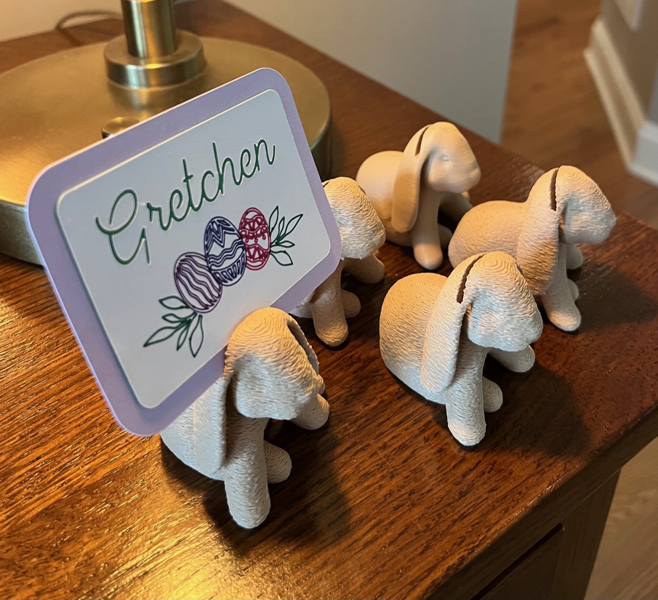 Ducky The Rabbit - Name Tag Holder by Allen M | Download free STL model ...