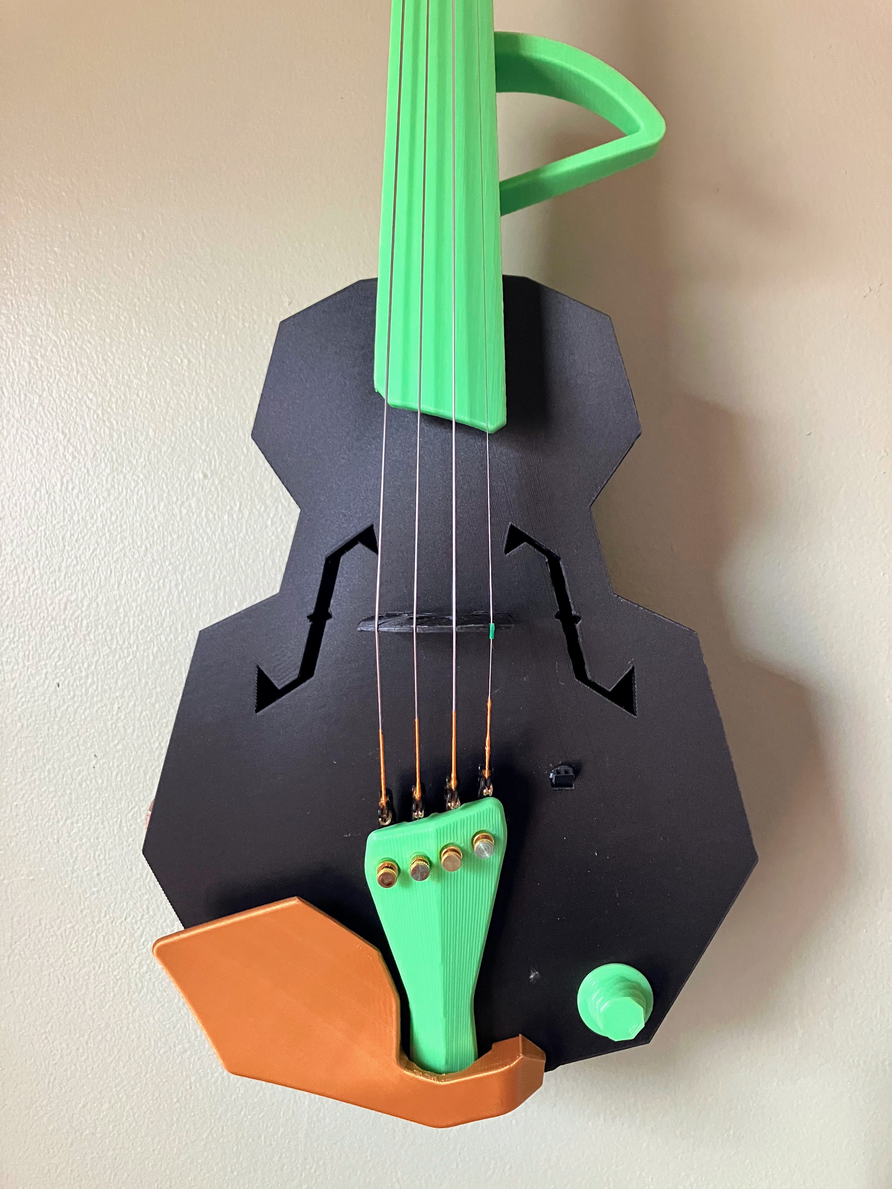 Modular Fiddle 4-String Violin V4 da OpenFabPDX | Scarica il modello ...
