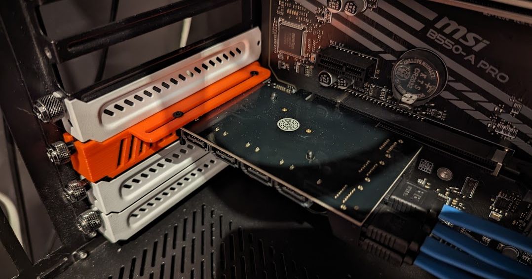 PCIe card backplate by blunaowl | Download free STL model | Printables.com