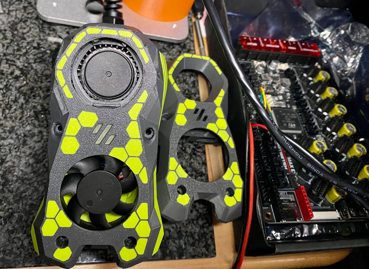NEW KNOMI Voron Stealthburner face and mount HEX design by ...