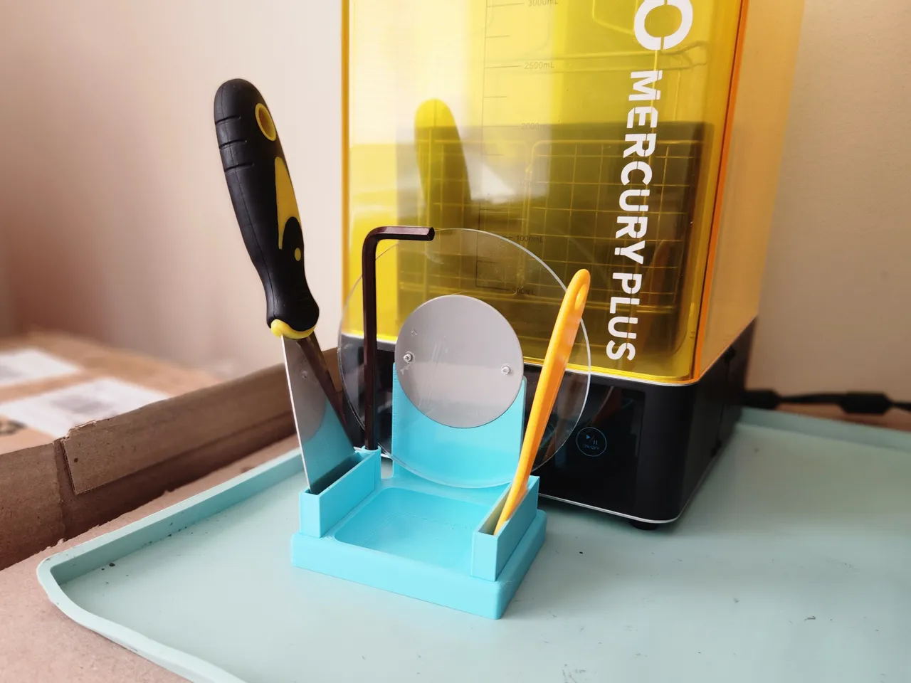 Resin Workstation by Disabeast | Download free STL model | Printables.com