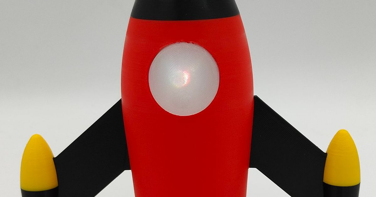 Rocket Lamp by Sparks3D | Download free STL model | Printables.com