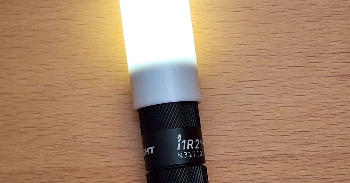 Olight 1R2 Pro diffuser by Joe | Download free STL model | Printables.com