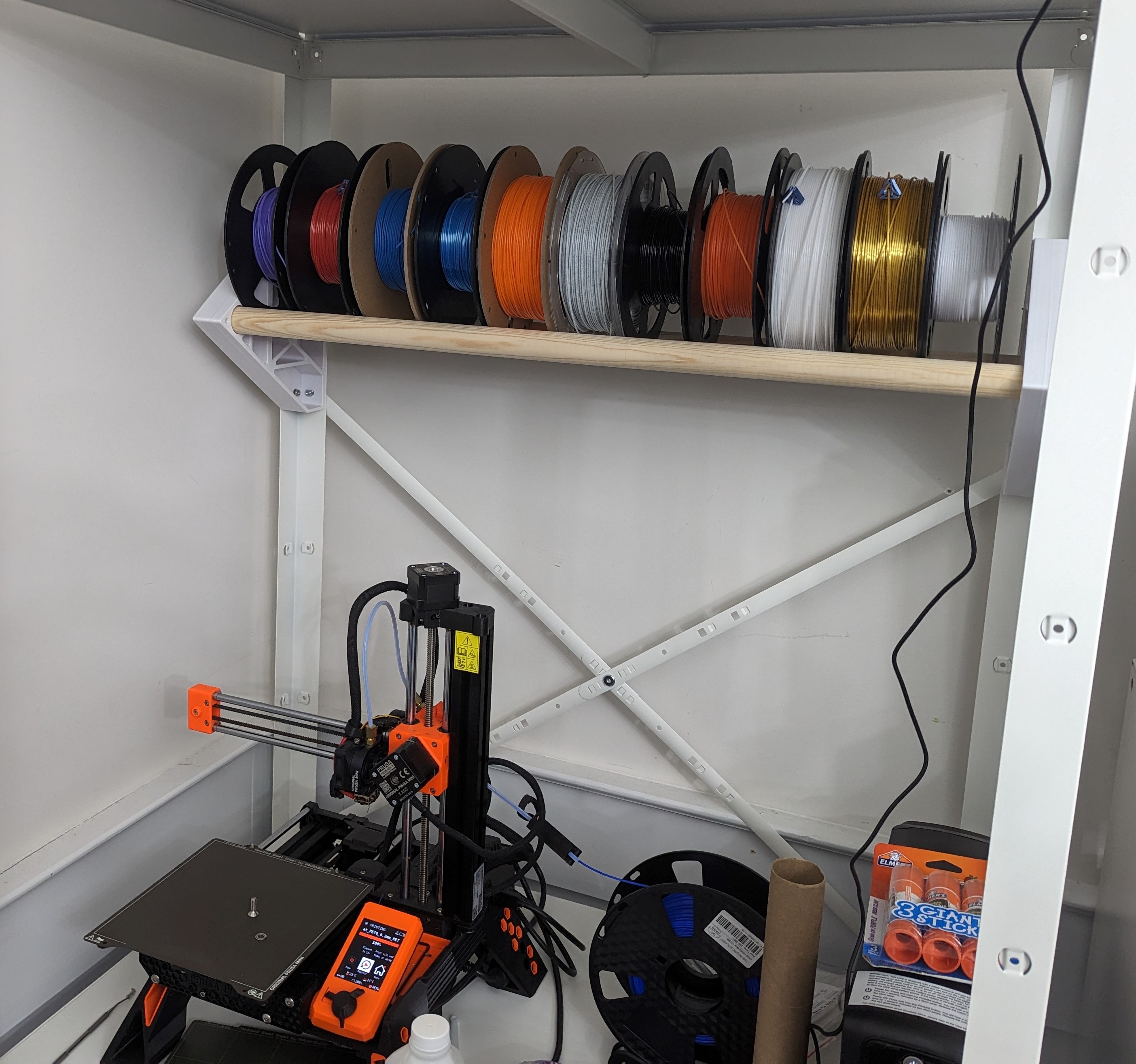 Ikea Bror Filament Storage by mastermind | Download free STL model ...