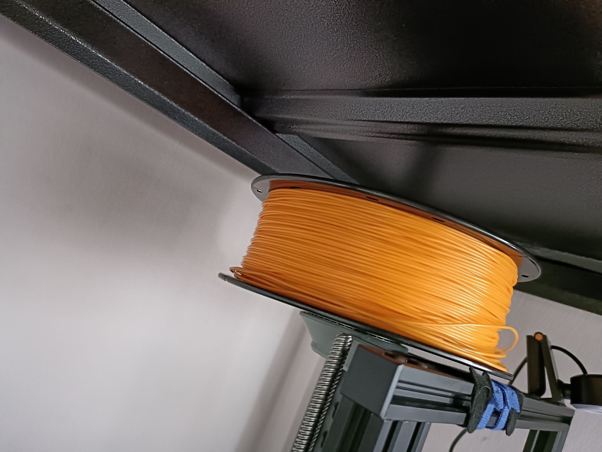 Lie Flat Filament Spool Holder (with bearing) by Zer0s | Download free ...