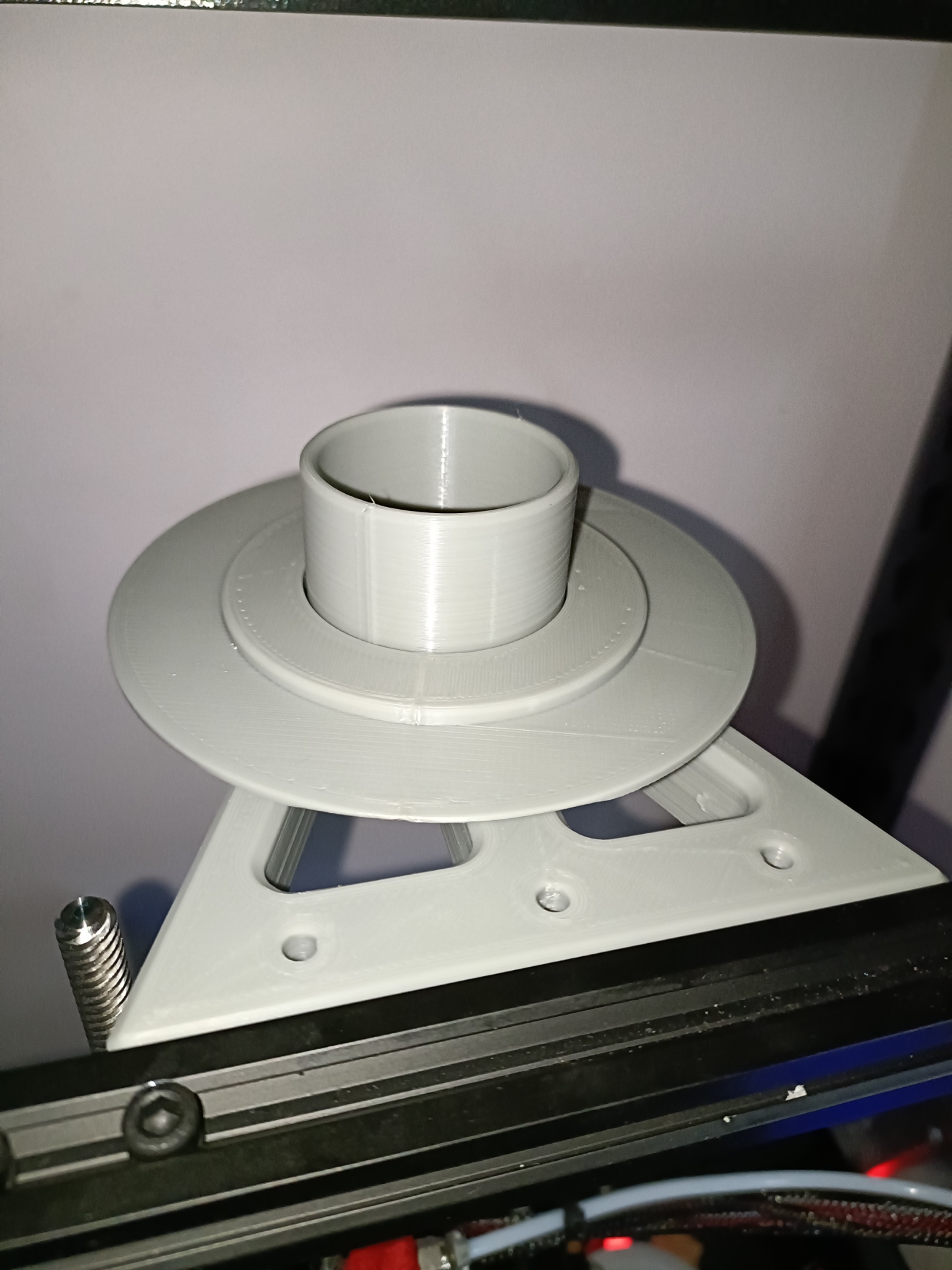 Lie Flat Filament Spool Holder (with bearing) by Zer0s | Download free ...